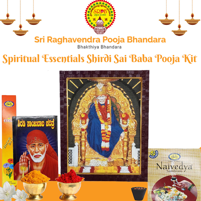 Spiritual Essentials Sai Baba | Guru Purnima Pooja Kit - Sri ...
