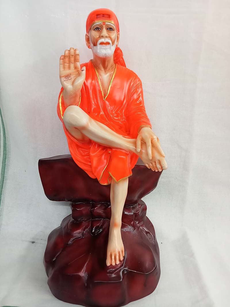 Shirdi Sai Baba - Idol, 20-inch Handcrafted Spiritual Statues Saibaba ...